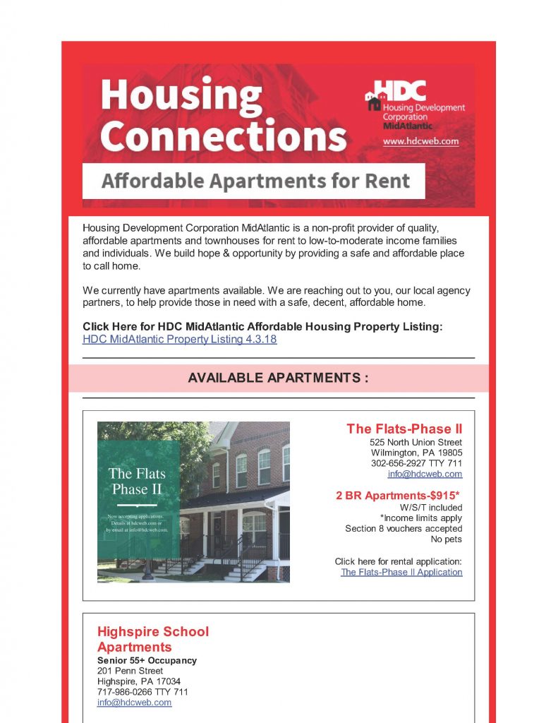 Newsletters - HDC Mid Atlantic
